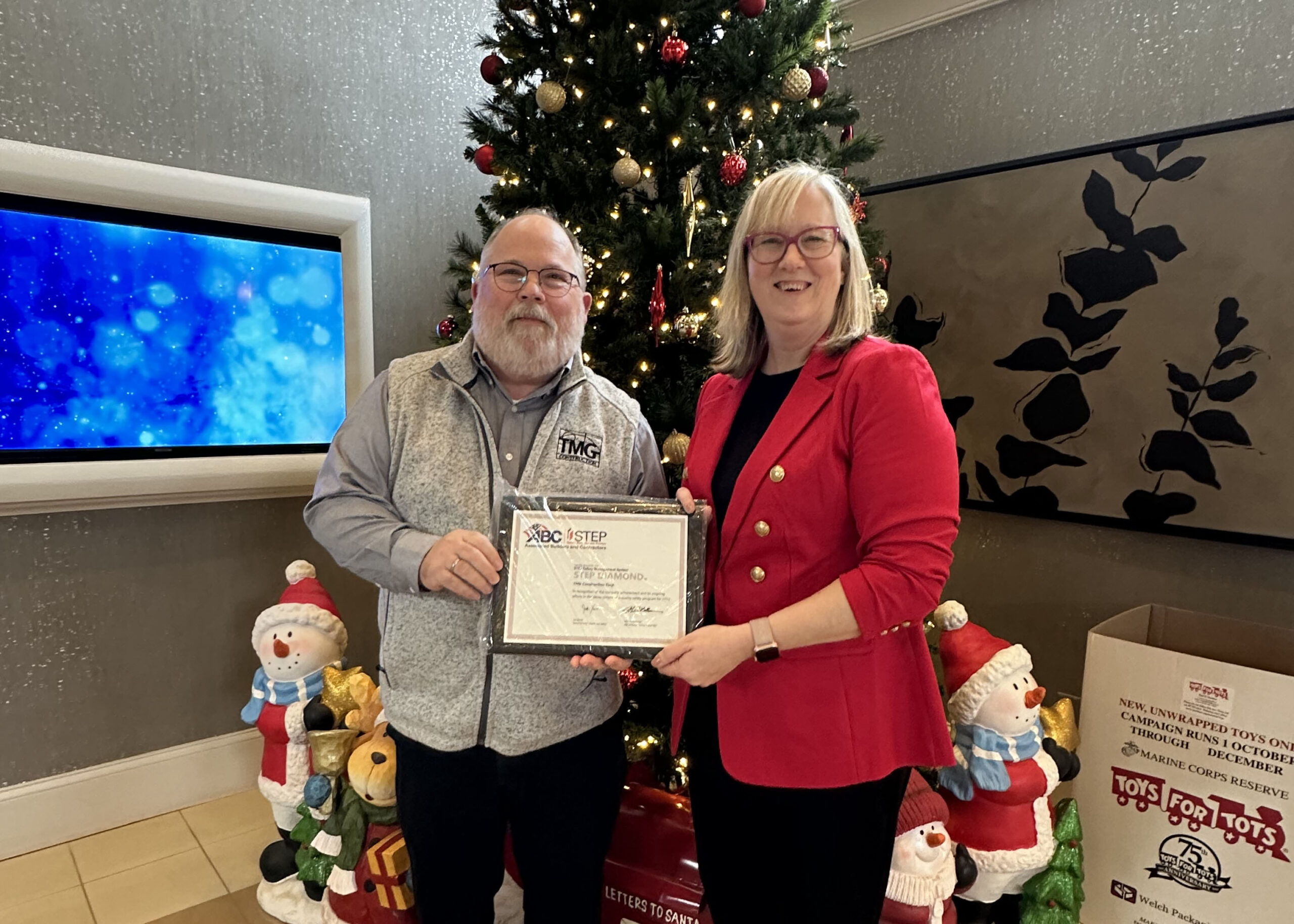 TMG Receives the ABC Step Diamond Award - TMG Construction